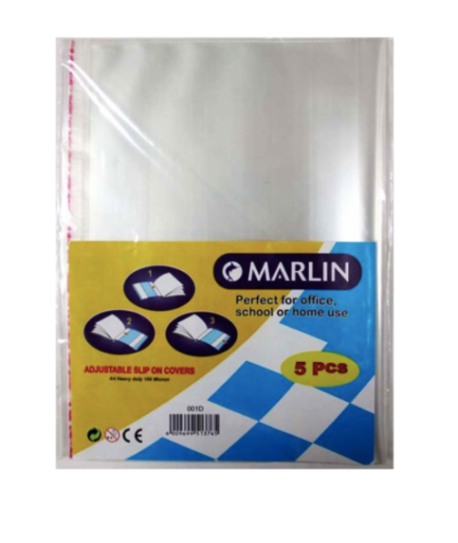 A4 Adjustable Heavy Duty Book Covers 5’s 120mic – The Dekeda Collection